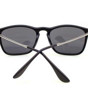 Unisex Metal And Plastic Frame D Shape Resin Lens Oversized Sunglasses ...