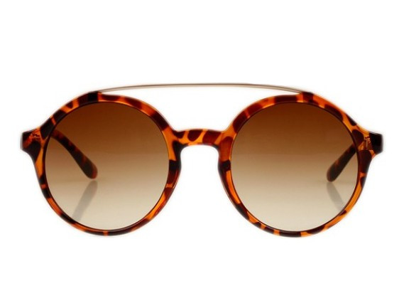 Unisex Metal And Plastic Frame Round Shape Resin Lens Sunglasses With ...