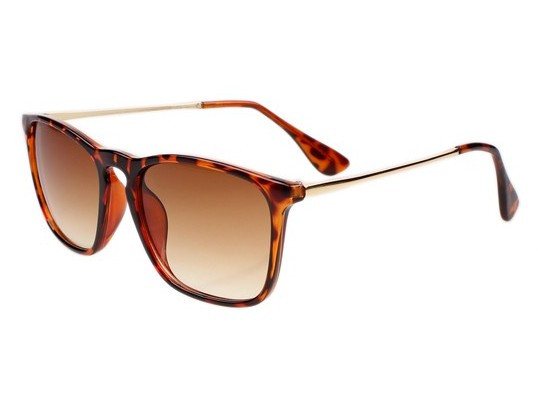Unisex Metal And Plastic Frame D Shape Resin Lens Oversized Sunglasses ...