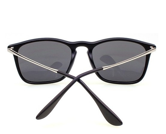 Unisex Metal And Plastic Frame D Shape Resin Lens Oversized Sunglasses ...