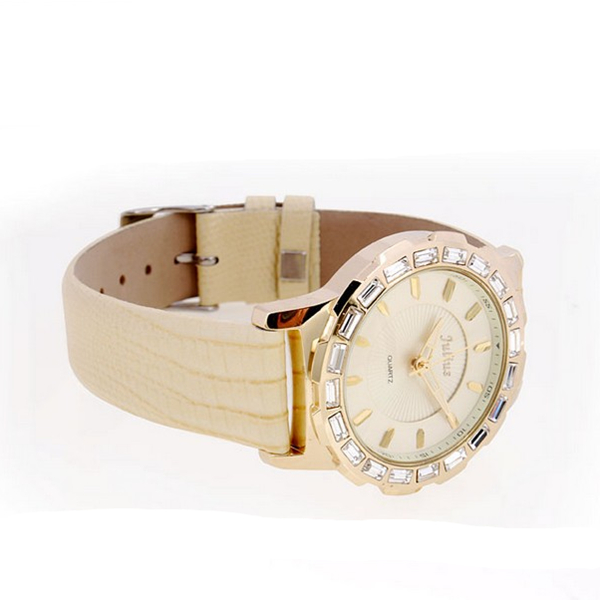 Pu Leather Belt Watch With Rhinestone on Luulla
